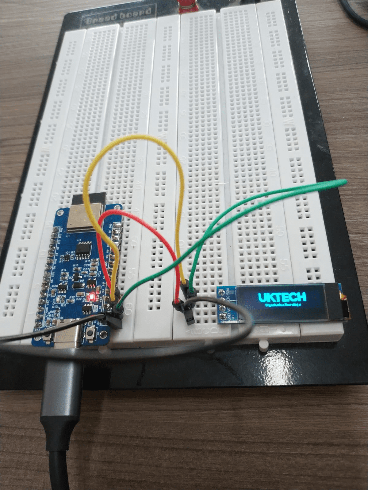 Utilizando O Esp32 C3 Em Conjunto Com O Display Oled Para Exibir 9210